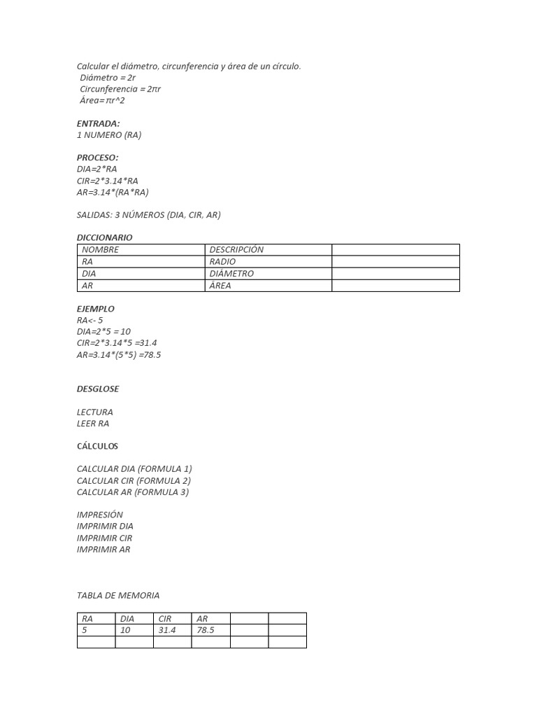 Cálculo de Círculo e IMC en Python | PDF | Métodos y materiales de enseñanza
