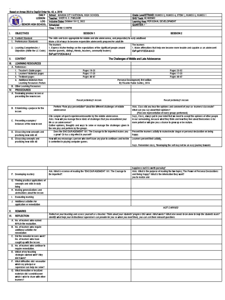 Perdev Week 5 | PDF | Learning | Concept