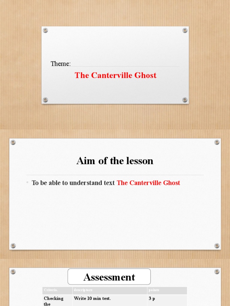 16 Canterville Ghost | PDF