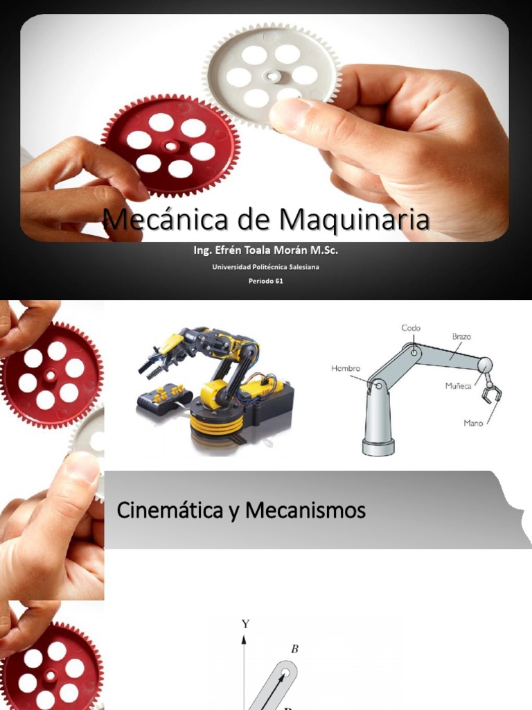 Cinemática de Mecanismos - 3 | PDF | Velocidad | Rotación