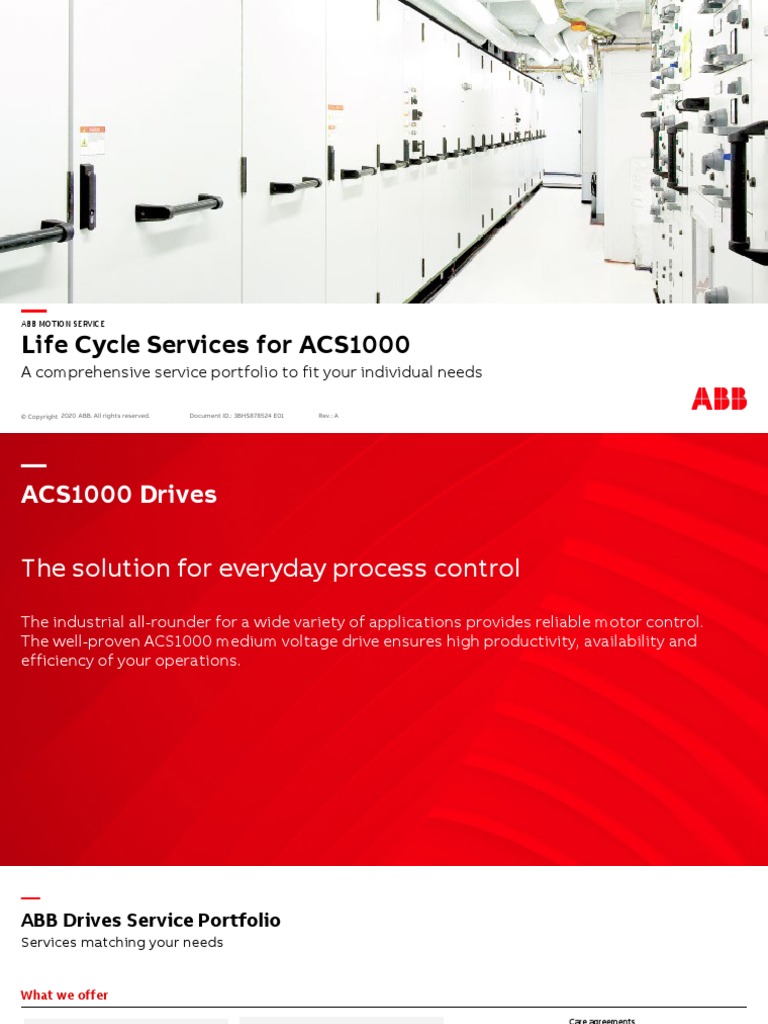 ACS1000 Life Cycle Services - Sipchem | PDF | Product Lifecycle | Rectifier