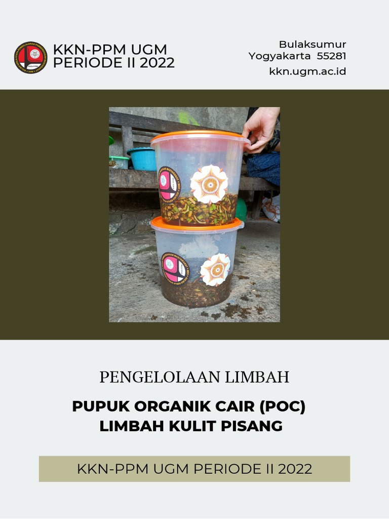 Booklet POC Limbah Kulit Pisang | PDF