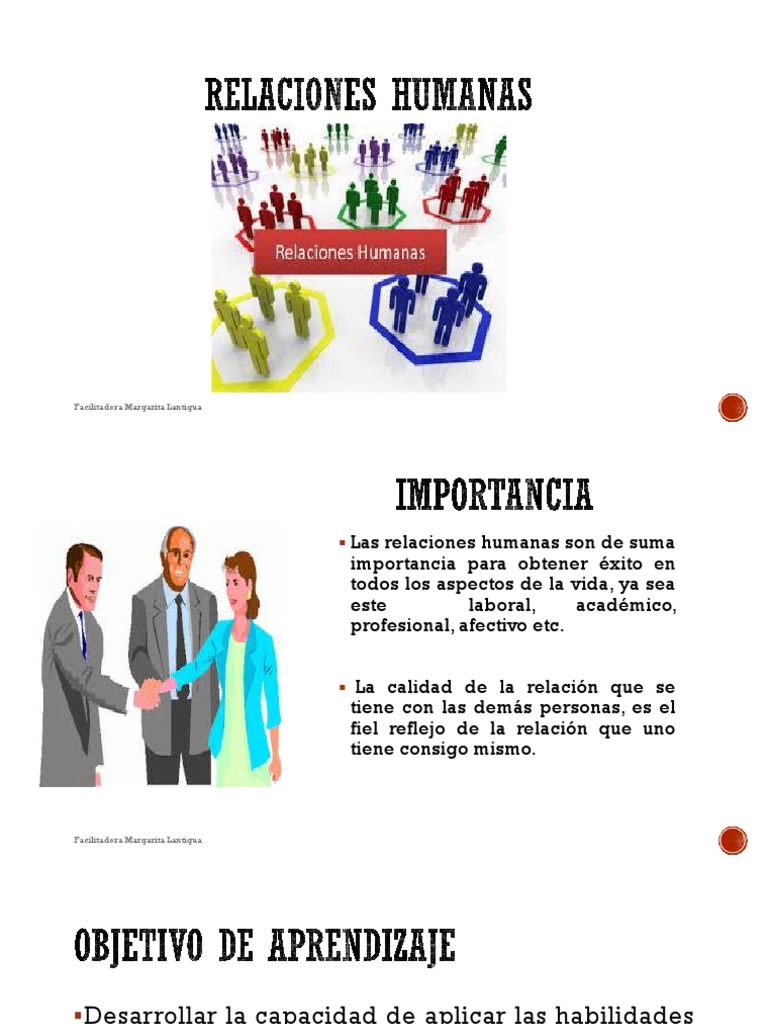 1-Relaciones Humanas | PDF | Temperamento | Autoestima