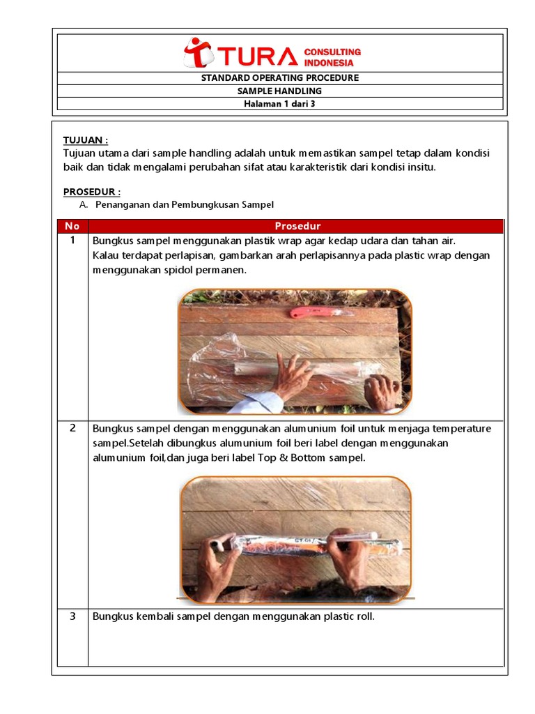 Sop Sample Handling | PDF
