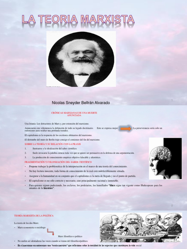 Teoria Marxista | PDF | marxismo | Dialéctico