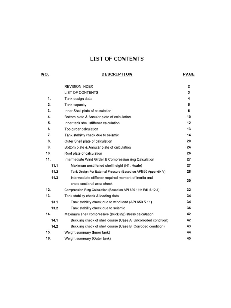 Sample Calculation For Ammonia Tank Api 620 11th Ed Pdf Buckling