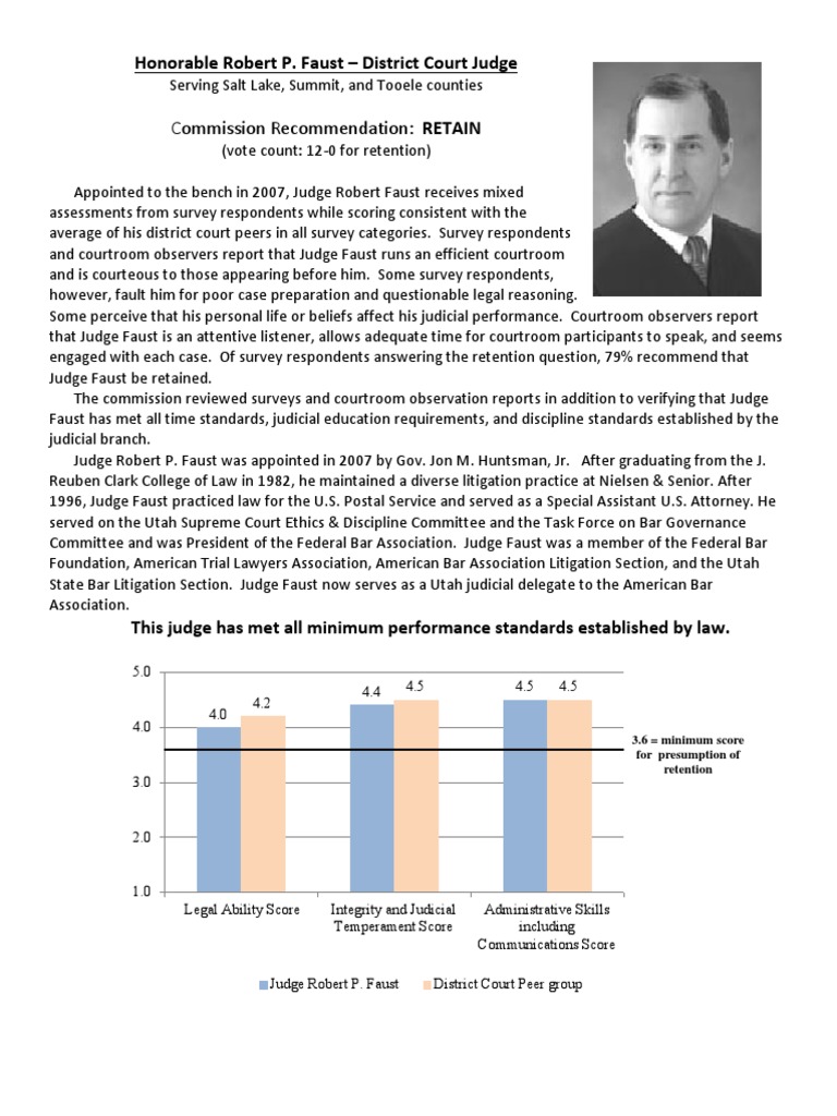 2016 District Faust Publish | PDF | Judge | Sampling (Statistics)