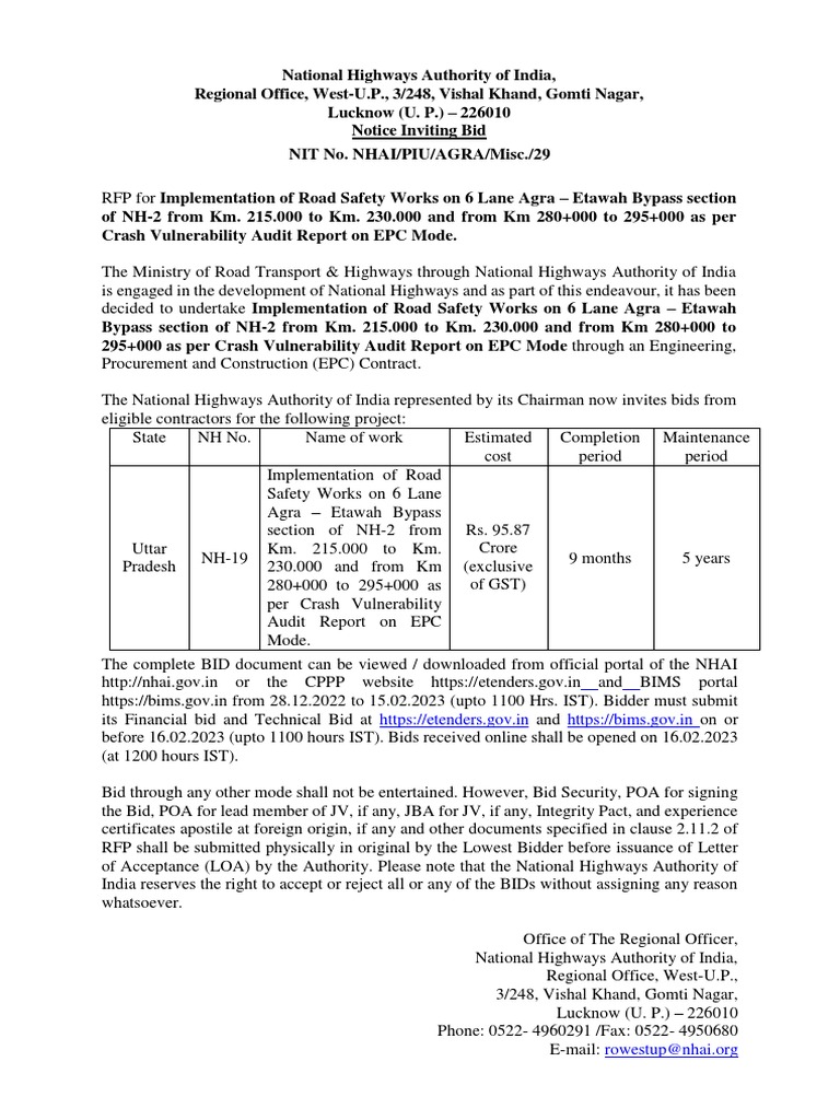 Nit | PDF | Road Infrastructure