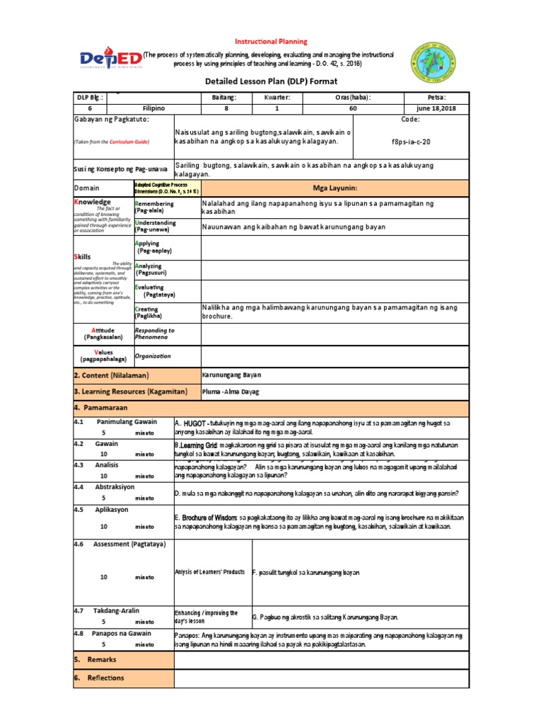 Filipino DLP 7 | PDF