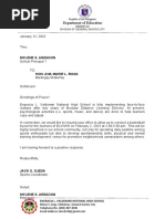 Letter For Intramurals 1 | PDF | Athletic Sports | Leisure