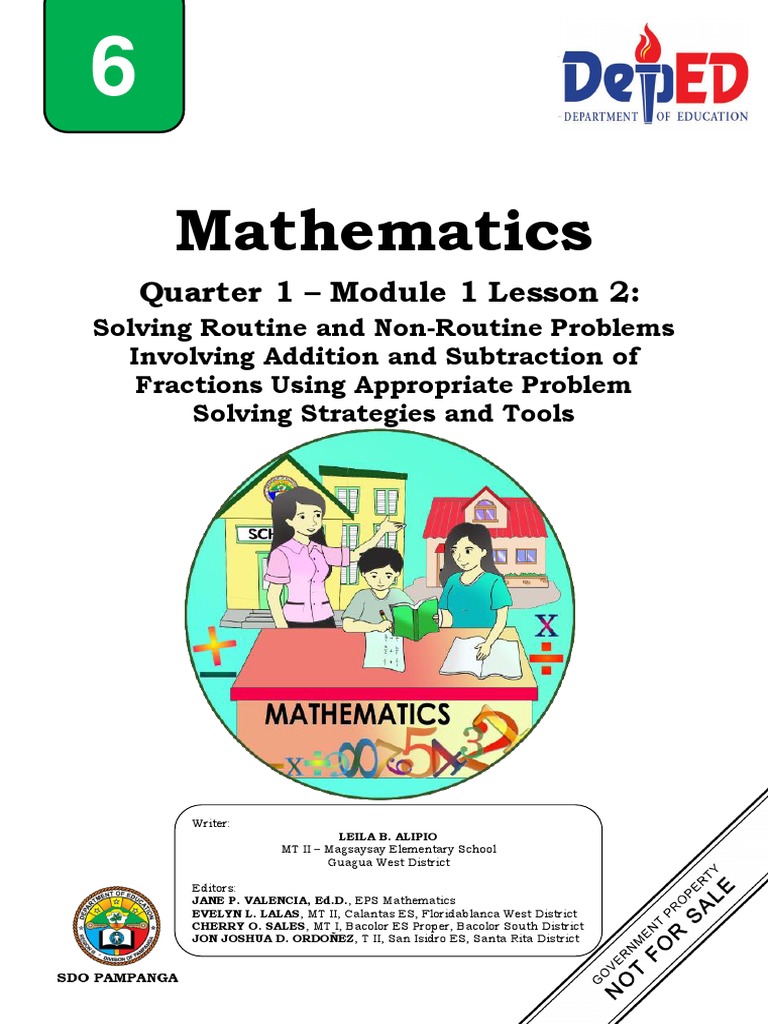 Math_Gr6_Q1_Module 01-L2_Solves-Routine-and-Non-Routine-Problems ...