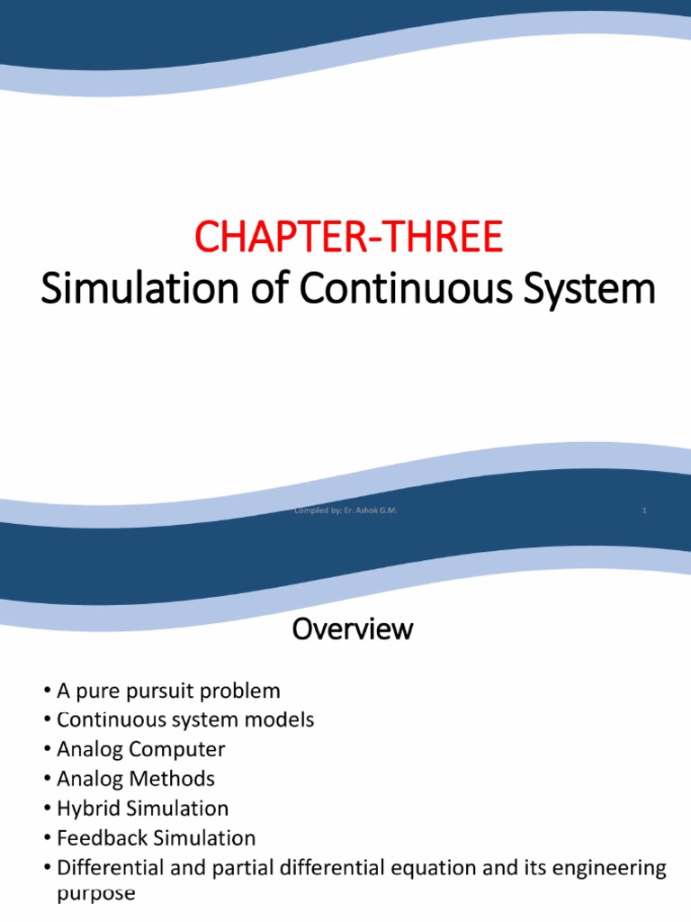 Chap 3. Simulation of Continuous System | PDF