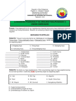 Apan 7 First Quarter Exam | PDF