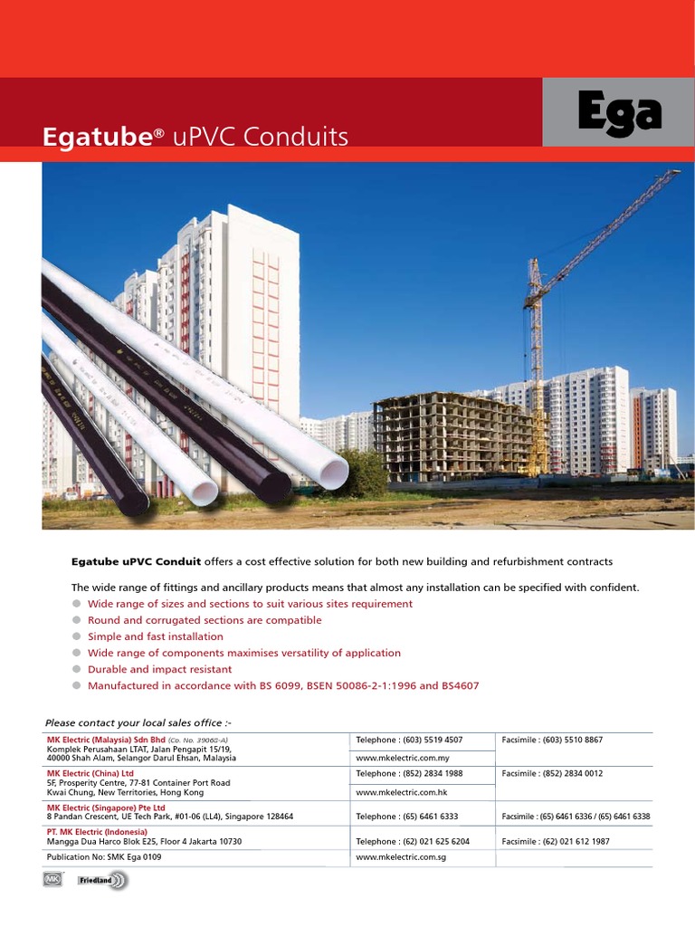 EGA Pipa Conduit | PDF | Equipment | Building Materials