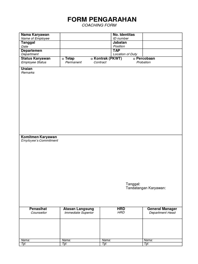 Employee coaching form | PDF