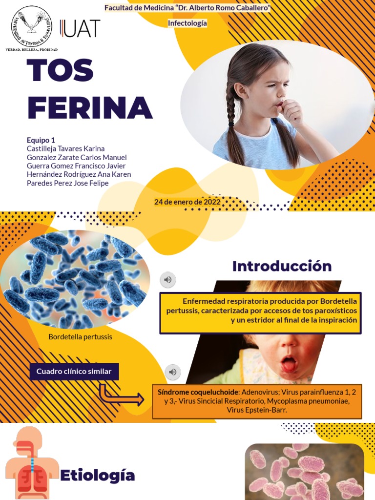 Tos Ferina | PDF | Epidemiología | Enfermedades animales