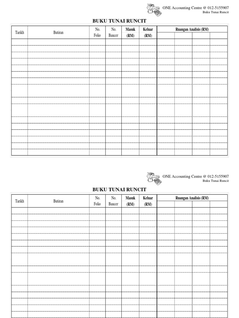 Buku Tunai Runcit | PDF