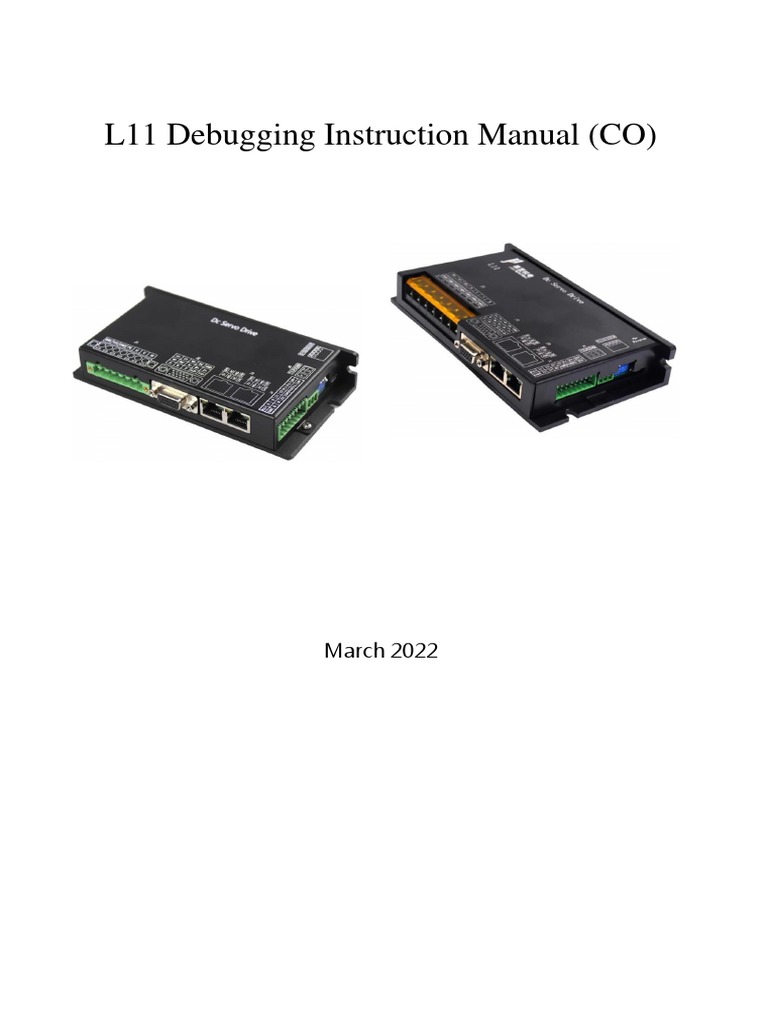 DC Servo Driver Manual | PDF