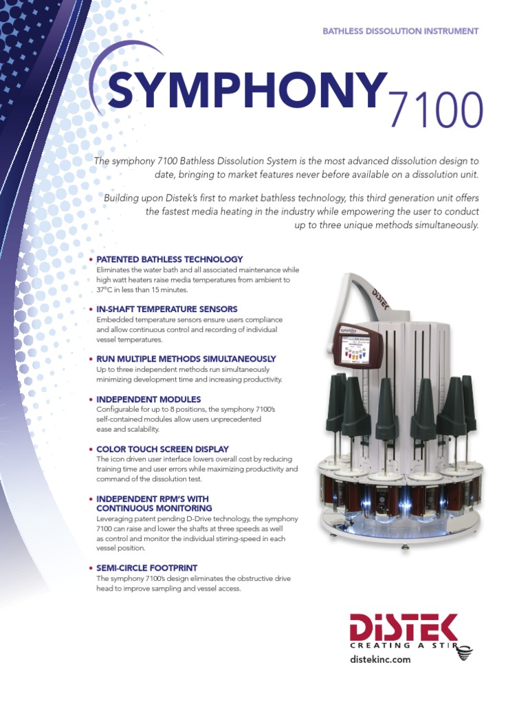 Distek Symphony 7100 | PDF | Touchscreen | Electrical Engineering