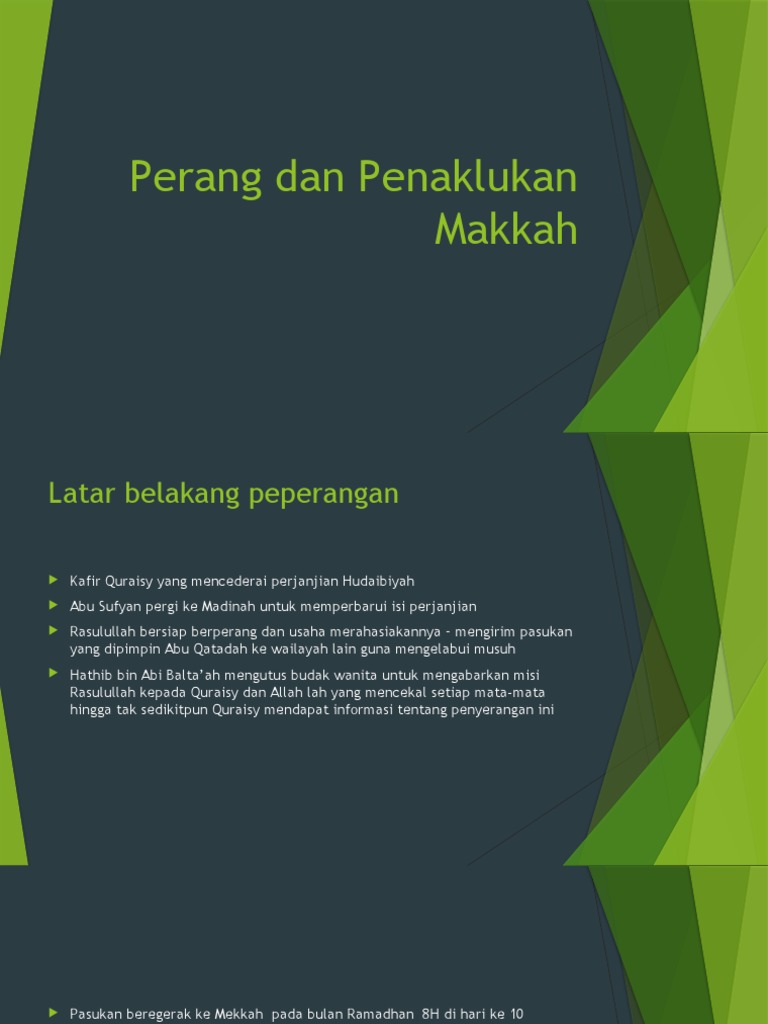 Fathu Makkah Dan Perang Hunain | PDF