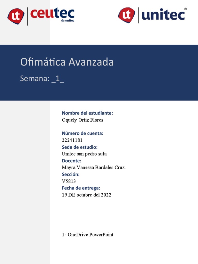 Oquely Ortiz Ofimatica Avanzada | PDF