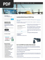 ACP-Installation Methodology | PDF | General Contractor | Warehouse