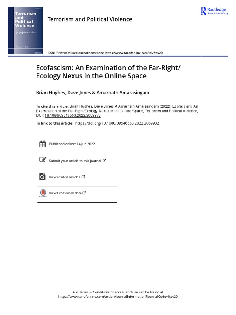 Ecofascism An Examination of The Far Rig | PDF | Far Right Politics ...