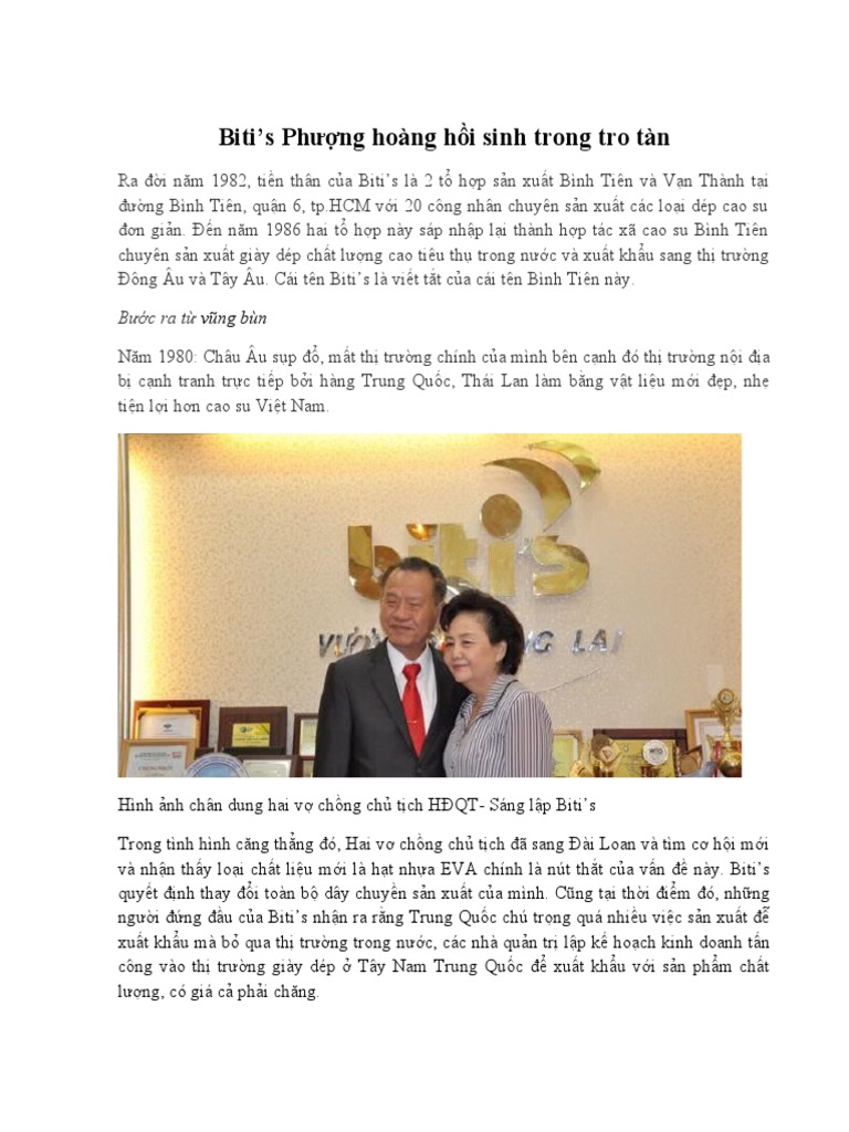 Tình huống Biti's | PDF