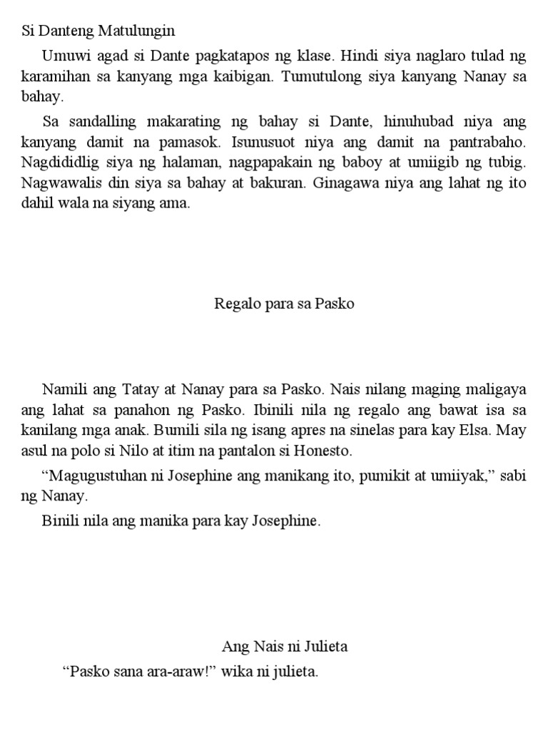 Pagpapaunlad NG Kasanayan Sa Pagbasa 3 | PDF