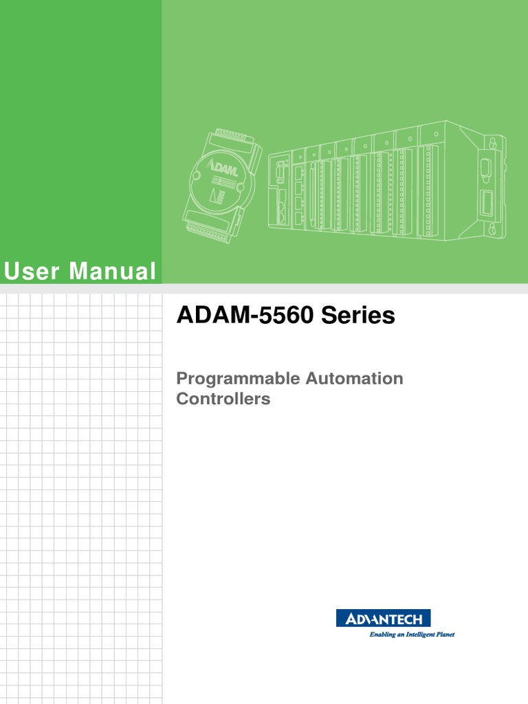 ADAM-5560 UserManual V1.2 (EN) | PDF | Programmable Logic Controller | Computer Program