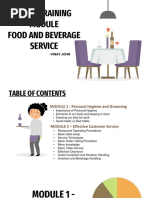 LQA Restaurant Standards | PDF | Waiting Staff | Tableware