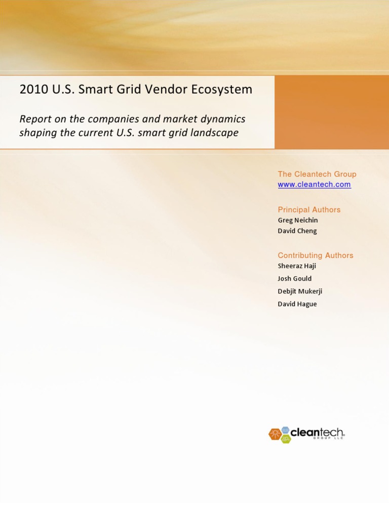 2010 US Smart Grid Vendor Ecosystem Report | PDF