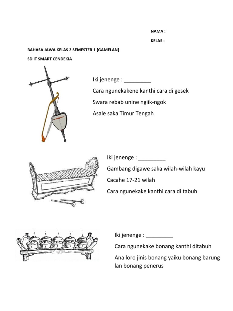 Kelas 2 Gamelan Part 2 | PDF
