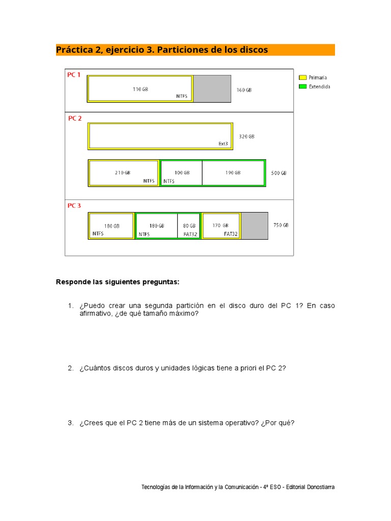 P2 E3 Particiones | PDF