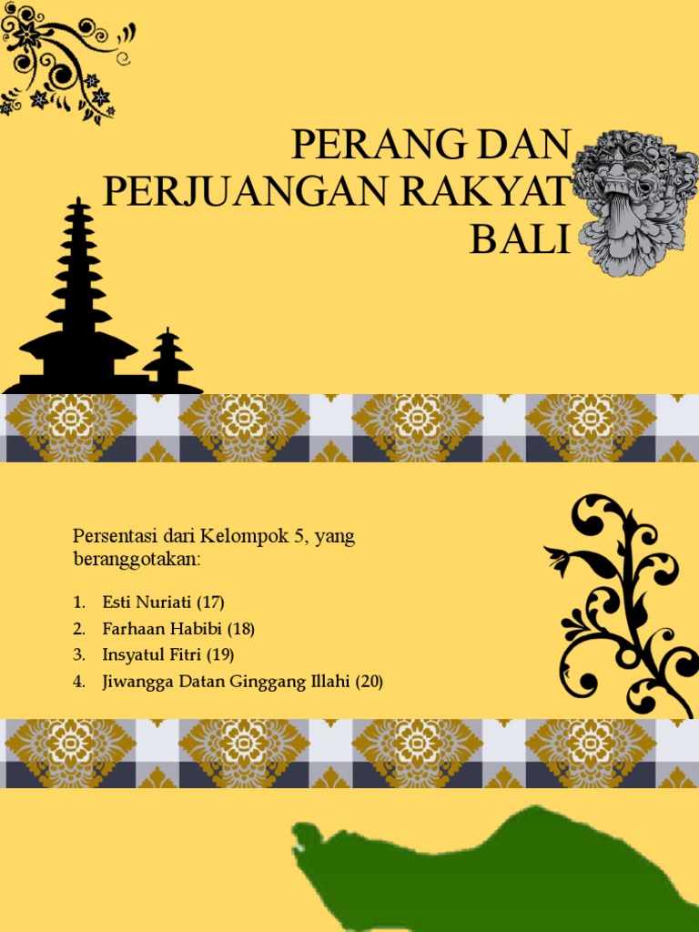 (Kelompok 5) Perlawanan Rakyat Bali | PDF