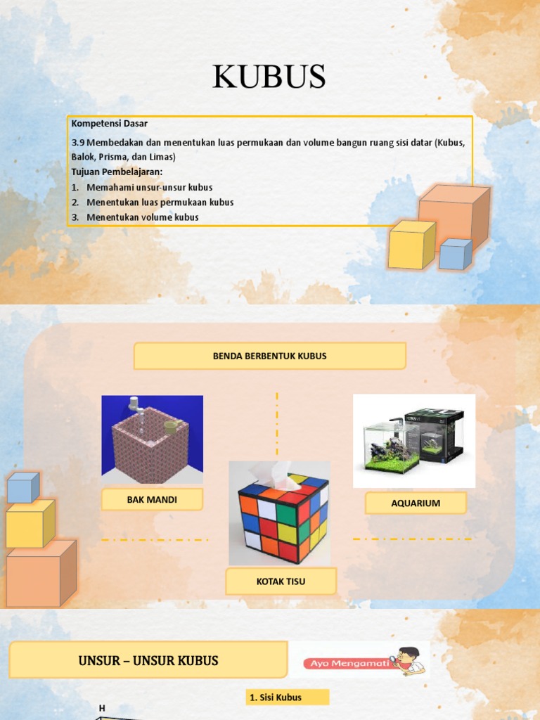 Luas Dan Volume Kubus Fix | PDF