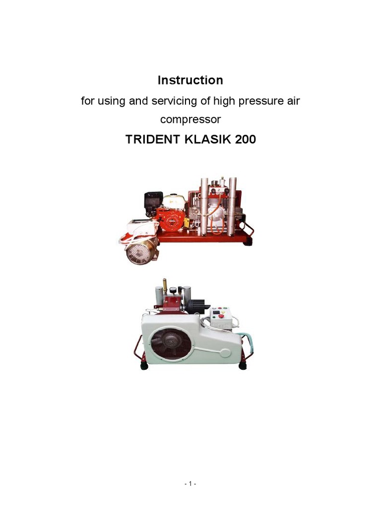 Manual Trident Klasik 200 - Compress | PDF