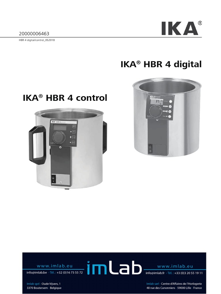 Manual EN HBR 4 Control Digital Ika Imlab | PDF | Mains Electricity ...