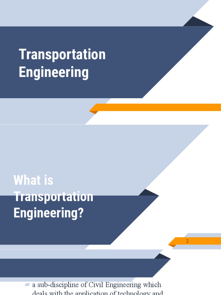 Lecture 8 Transportation Engineering | PDF | Transportation Engineering | Transport