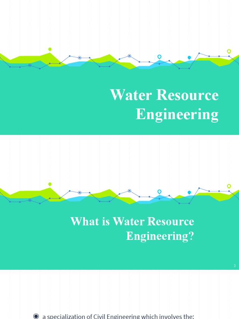 Overview of Water Resource Engineering | PDF | Water Resources | Water