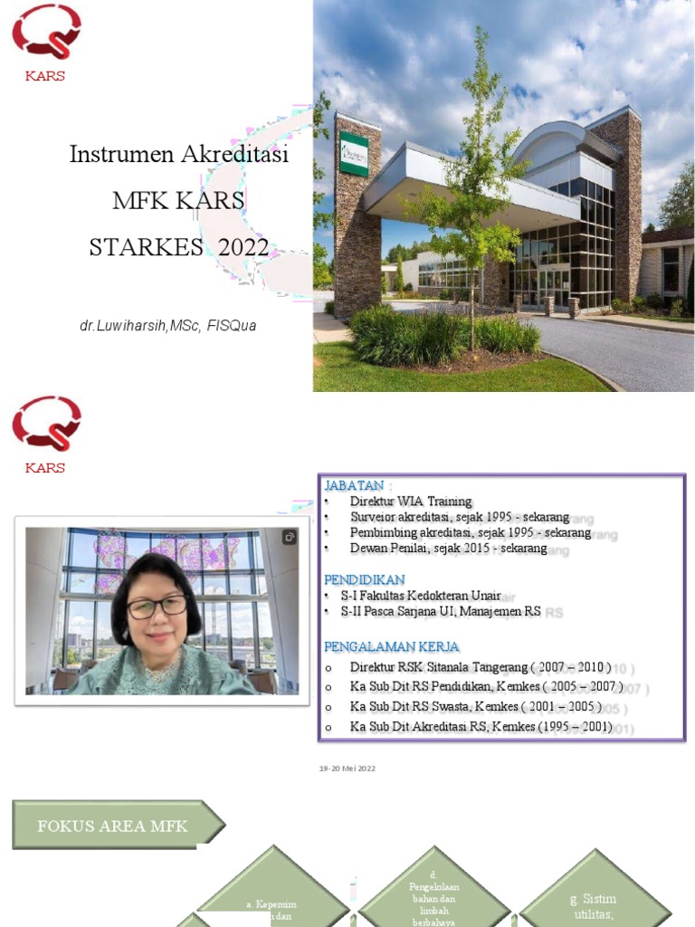 Implementasi Manajemen Fasilitas dan Keselamatan (MFK) di Rumah Sakit | PDF