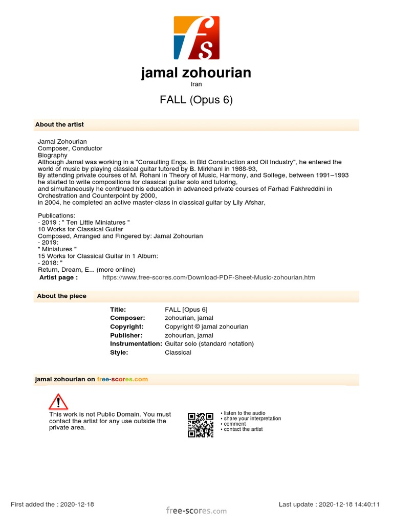 Zohourian Jamal Fall | PDF