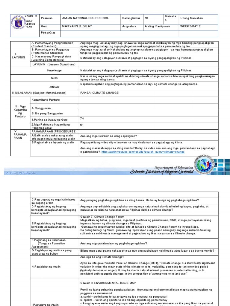 Final DLP 3 Climate Change | PDF
