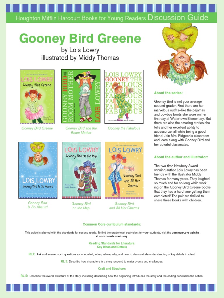 Gooney Bird Greene Educator's Guide | PDF | Common Core State Standards ...