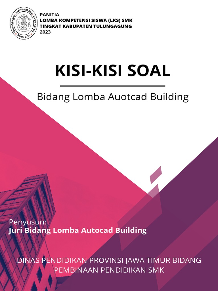 Kisi-Kisi - Lomba Auotcad Building - LKS 2023 | PDF