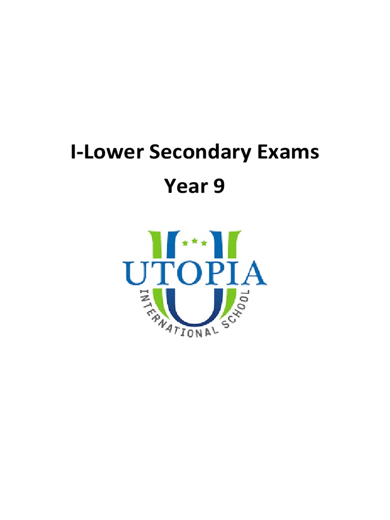 ILower Secondary Exams 2012-Spec.18 | PDF | Gravity | Carbon Dioxide