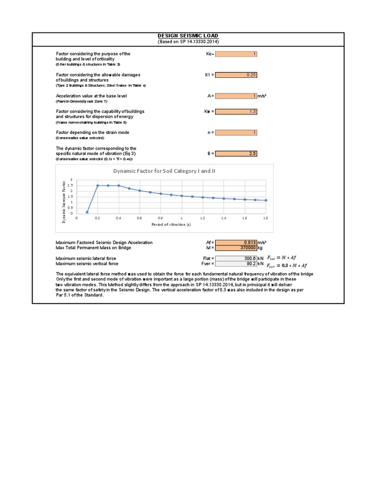Seismic To Gost Example | PDF | Force | Metrology