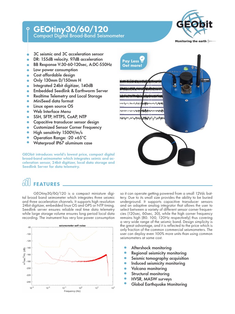 Affordable Compact Seismometer Solutions | PDF