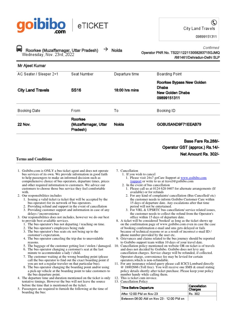 GOBUSAND9F71EEAB79 | PDF | Baggage | Fee