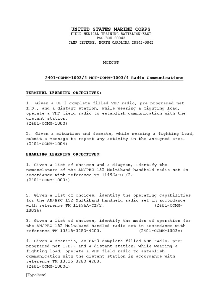 Military Radio Prowords Guide | PDF | Telecommunications ...